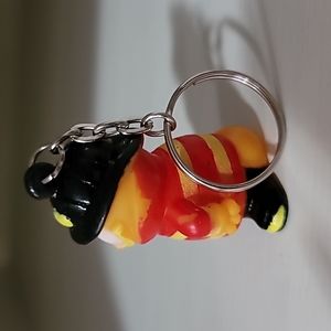 Garfield | Other | Vintage Old Cute Paws Garfield Keychain Garfield As ...